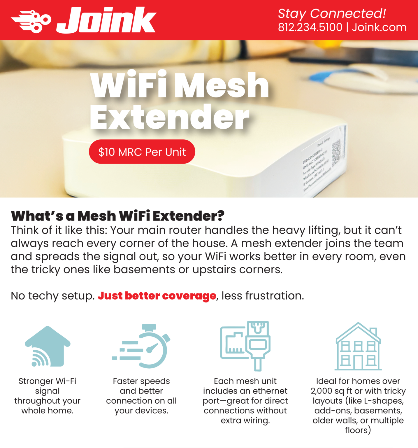 Wifi Mesh Extender - Joink